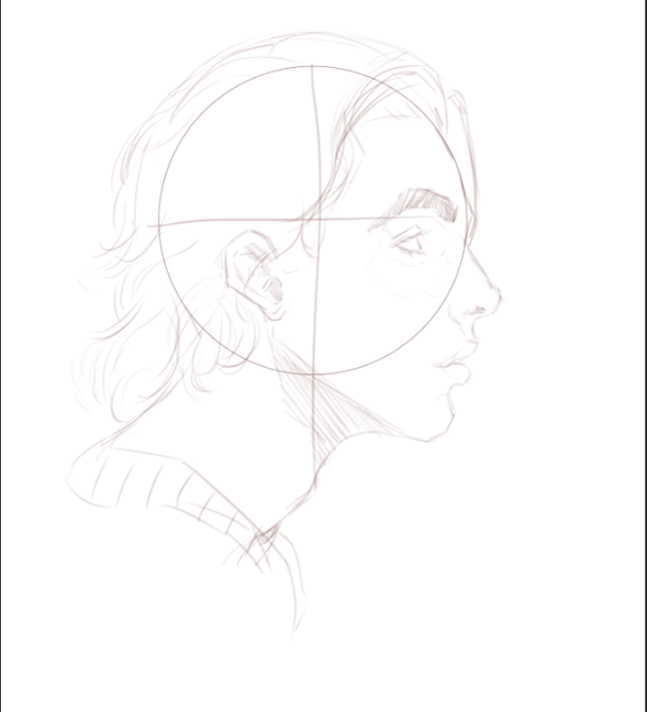 How To Draw Face Side
