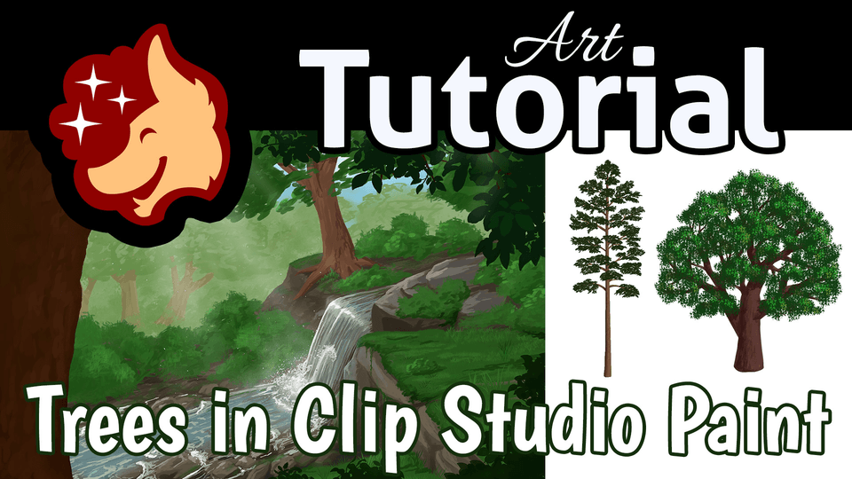 How to Paint Trees “Digital Art Tips #1” by MsRedNebula - Make better ...