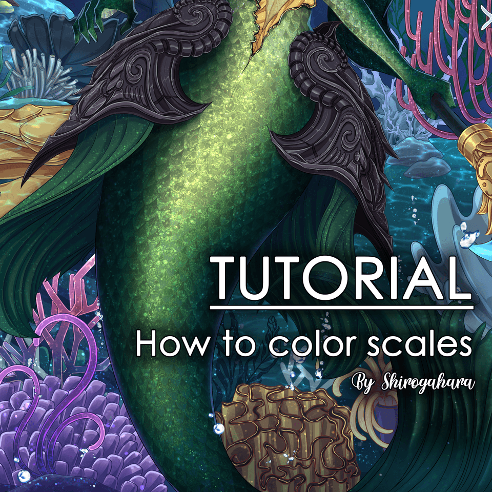 How to color Scales by Shirogahara - Make better art | CLIP STUDIO TIPS