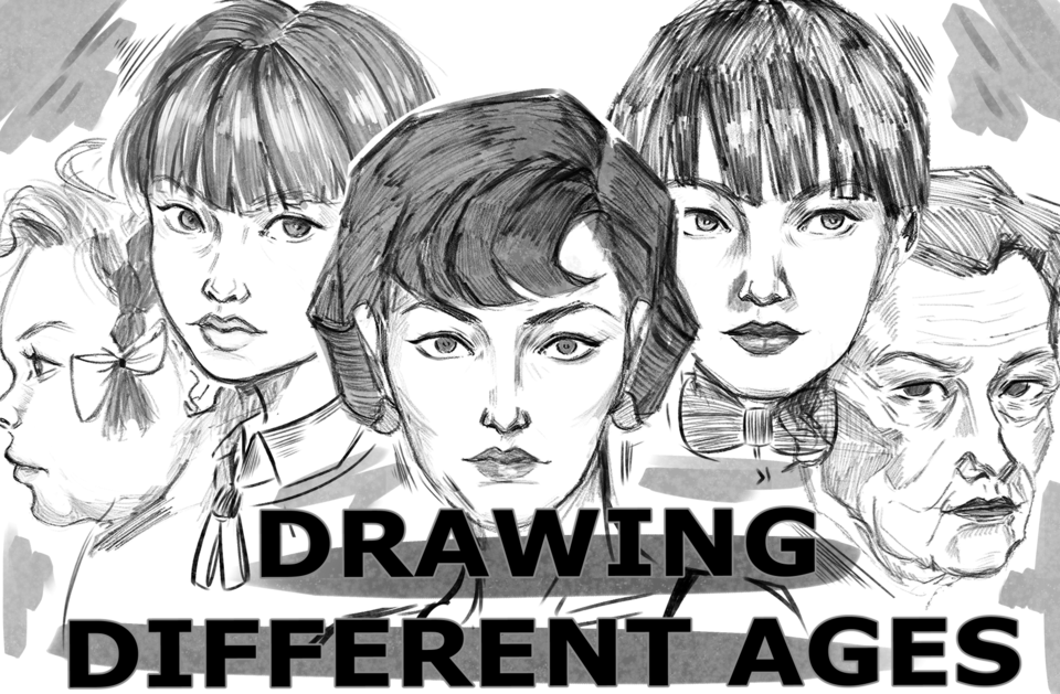 HOW TO DRAW PEOPLE OF DIFFERENT AGES by Cyfuko - Make better art | CLIP ...