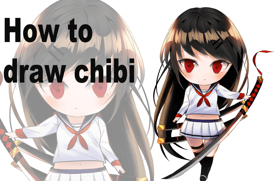 Comment Dessiner Un Croquis D'anime Chibi How To Draw Mini Chibi SD