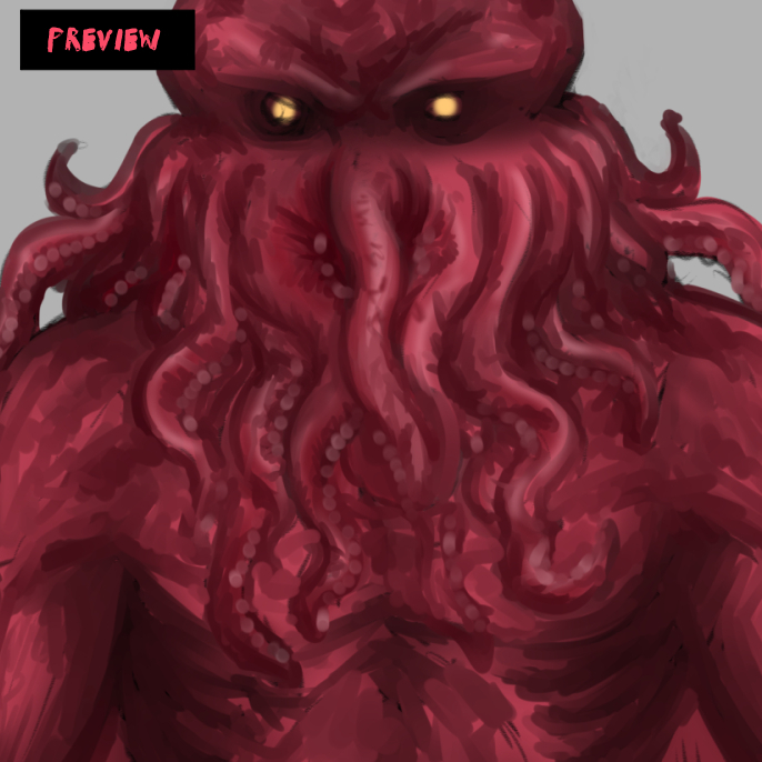 Arte Conceptual Del Monstruo Humanoide