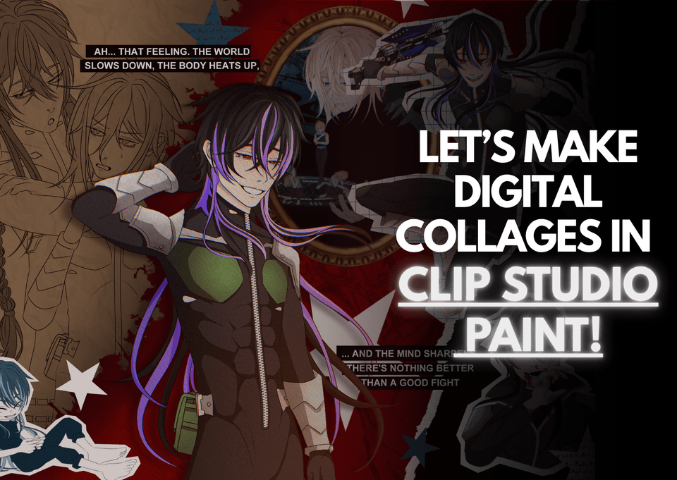 Hagamos collages digitales en Clip Studio Paint!! "Presentation 1" por ...