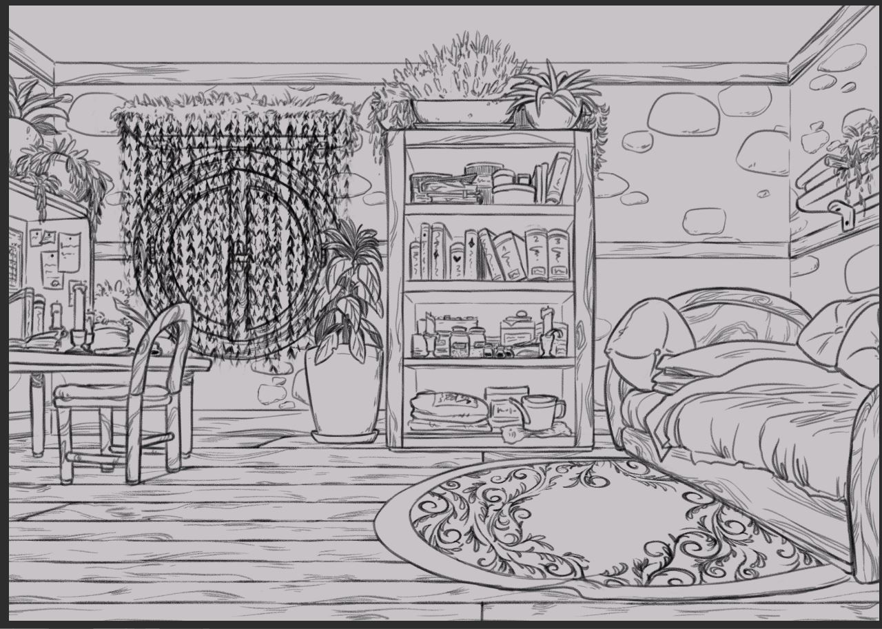 Rug Drawing Perspective