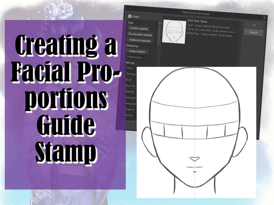 Creating a Facial Proportions Guide Stamp by LizStaley - Make better ...