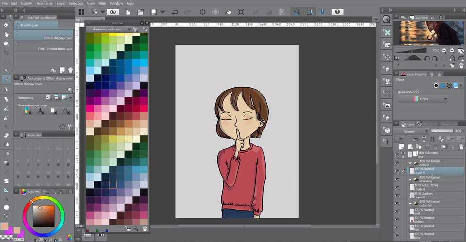 qute tip how to change your colors with one click(beginers) by fraidy ...