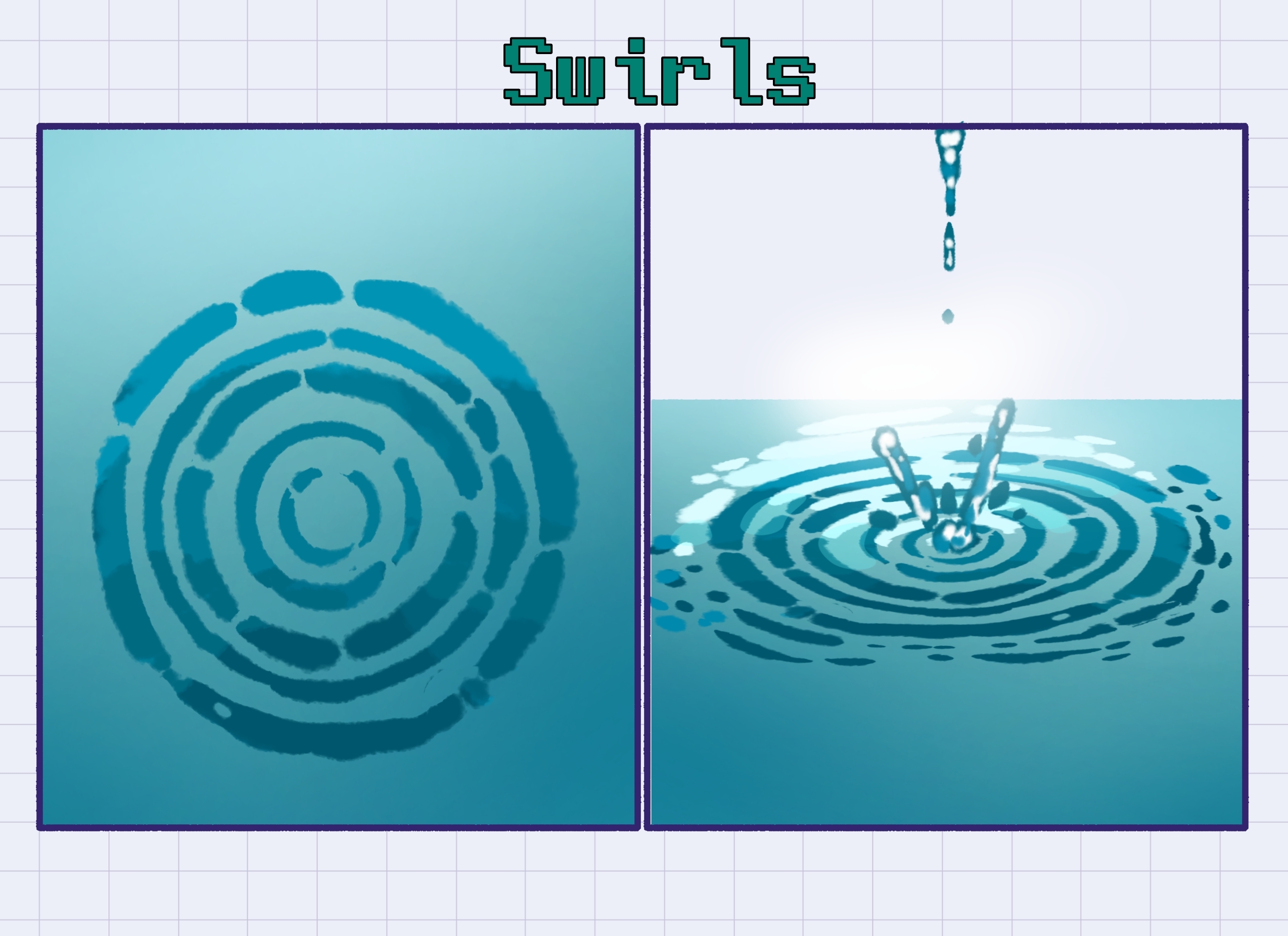 Water Ripple Effect Drawing