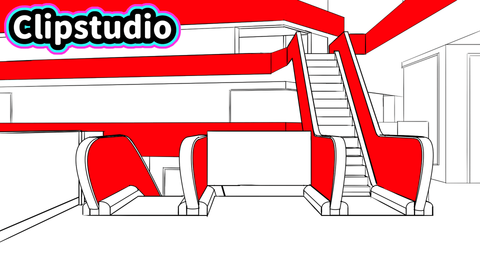 How to draw a shopping mall using different perspectives “perspective ...