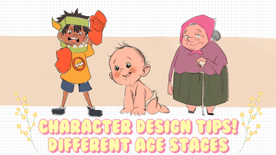 Character design tips for different age stages “Shin’s Art Tutorial #13 ...