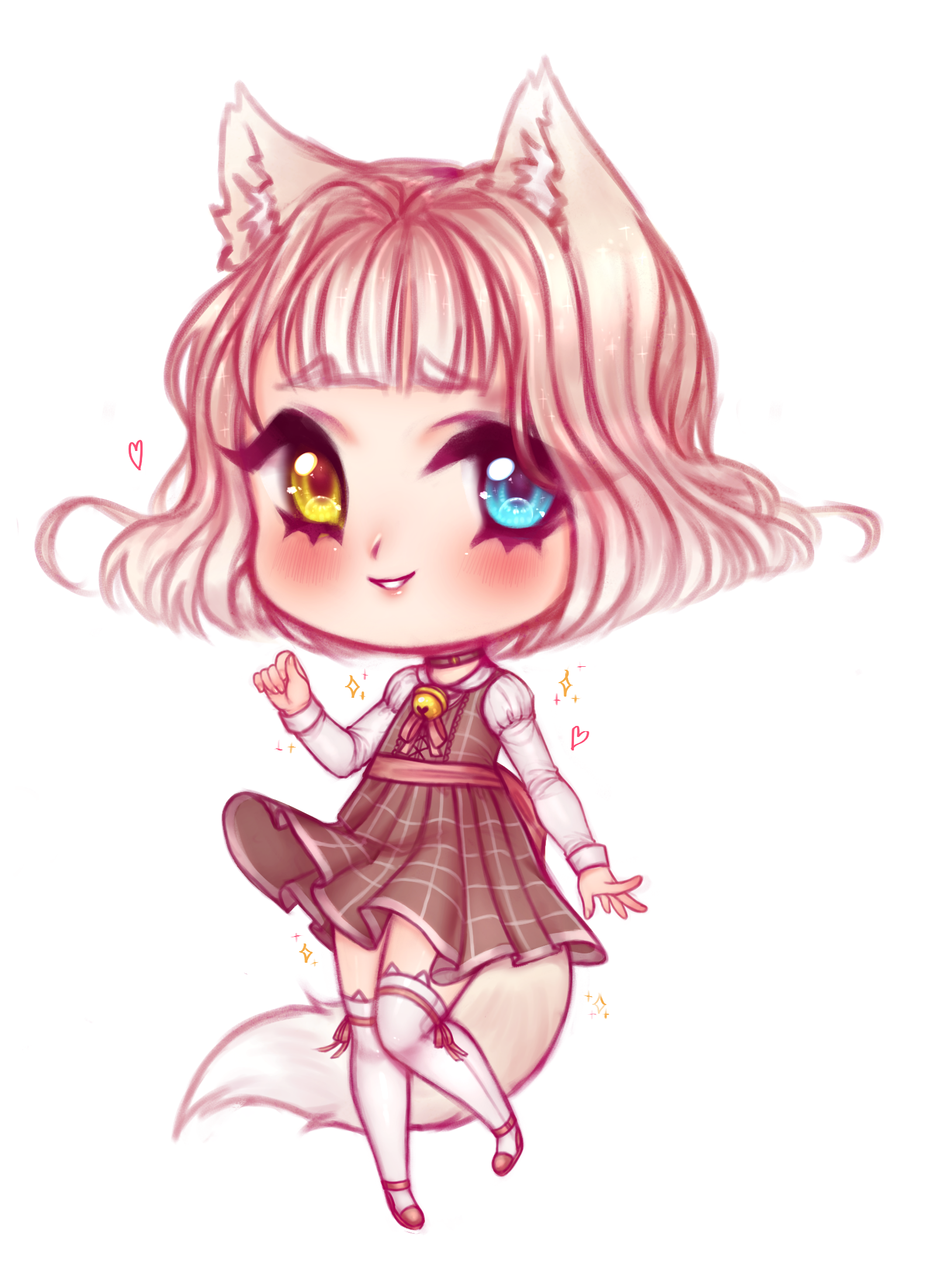 Cute Colored Chibi Drawings