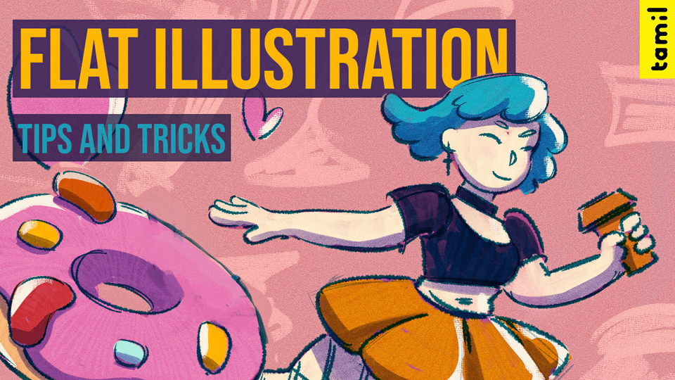 Flat Illustration Tips by TamilVolk - Make better art | CLIP STUDIO TIPS
