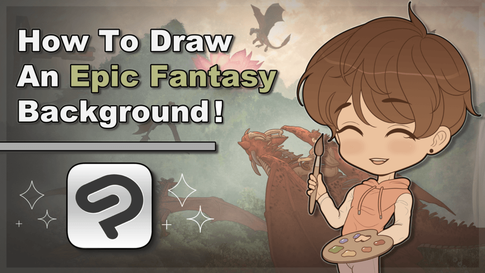 How To Draw An Epic Fantasy Background “Comic and Illustration Tips #5 ...
