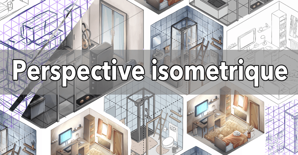 Isometric House Room Parts Perspective by lostmemorycs - Make better ...