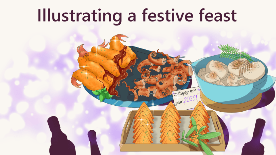 Illustrating a festive feast “Quick tips #6” by LepusNix - Make better ...