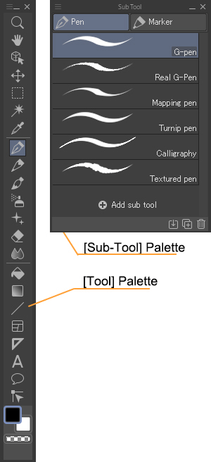 Customizing tools “Tool settings/coloring #1” by ClipStudioOfficial ...