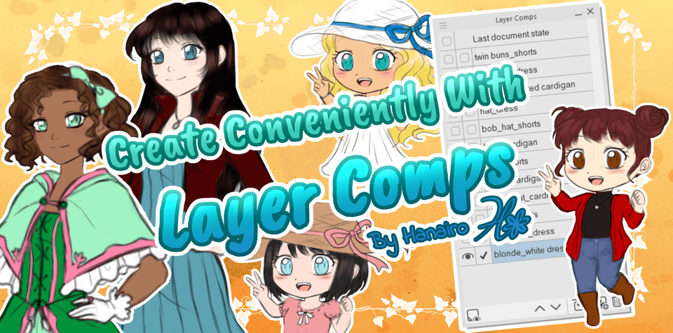 Create Conveniently With Layer Comps by HanairoHinode - Make better art | CLIP STUDIO TIPS