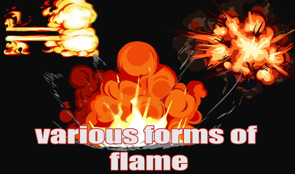 Basic guide on drawing various forms of flame by Cyfuko - Make better ...