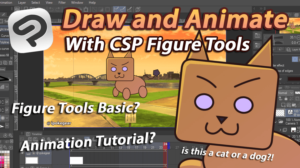 Draw and Animate with Figure Tools “CSP Tutorials #1” by ipokegear ...