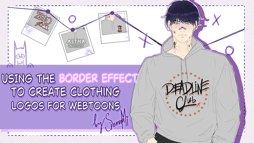 Using The Border Effect To Create Clothing Logos by SIENNAMI - Make ...