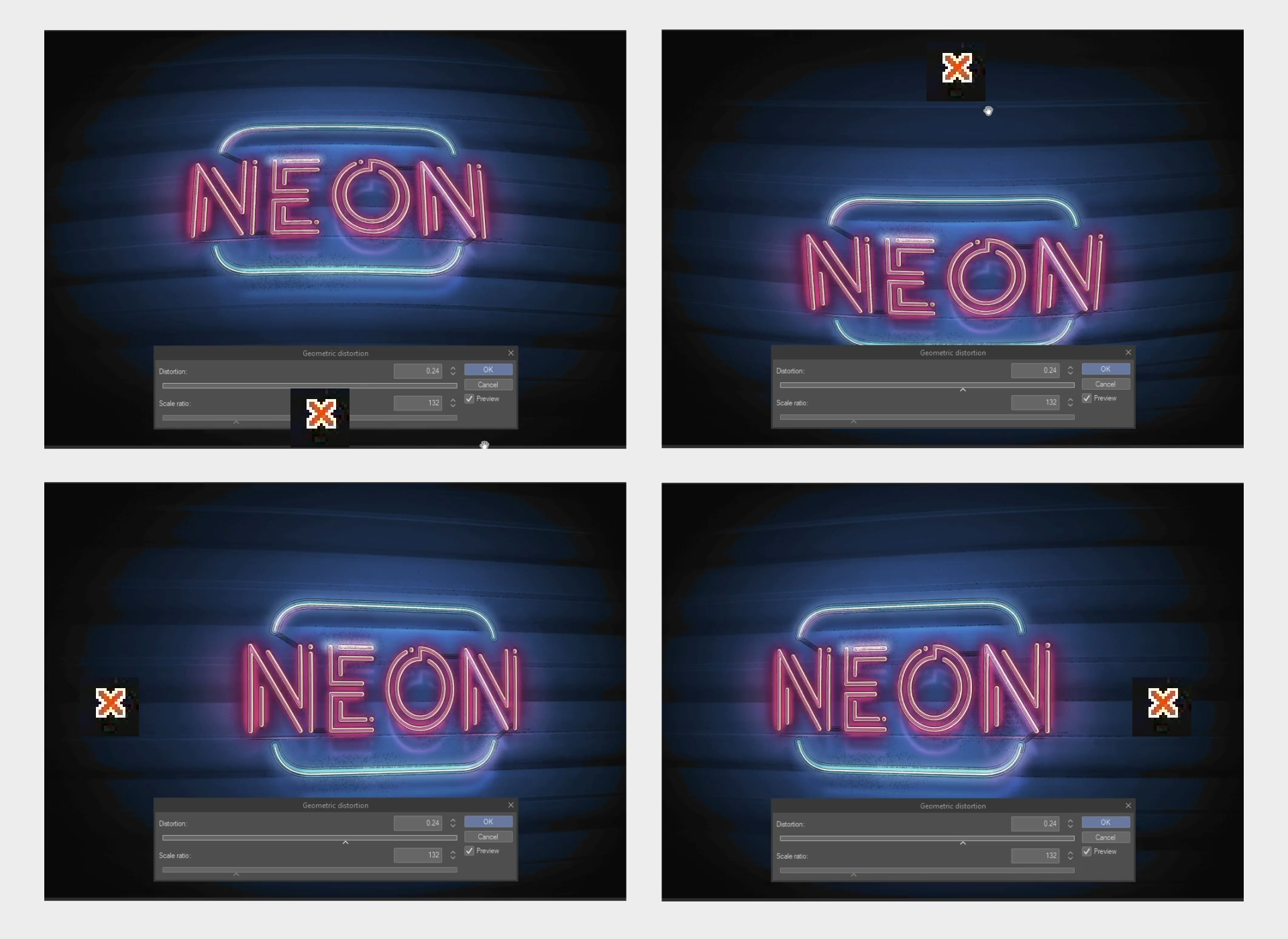 Fish-eye Lens Effect in Clip Studio (Diagonal & Circular) by ED. - Make ...