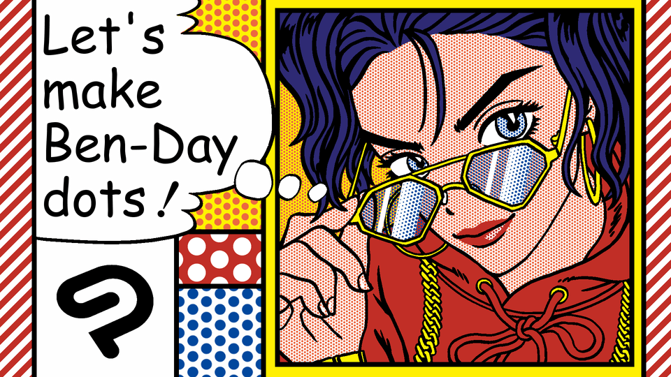 Roy Lichtenstein Benday Dots