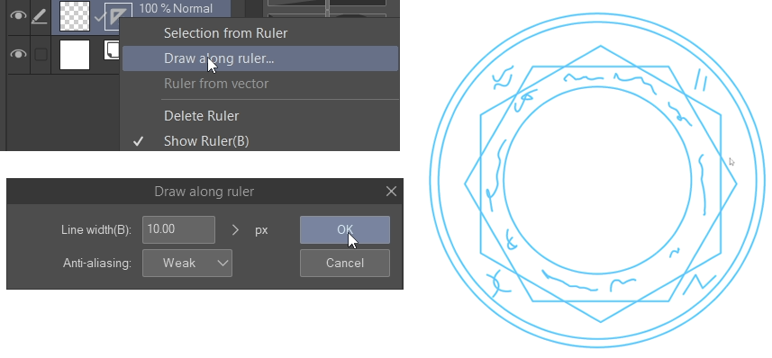 Let’s make the magic with Clip studio's ruler tools!! by viciaia - Make ...