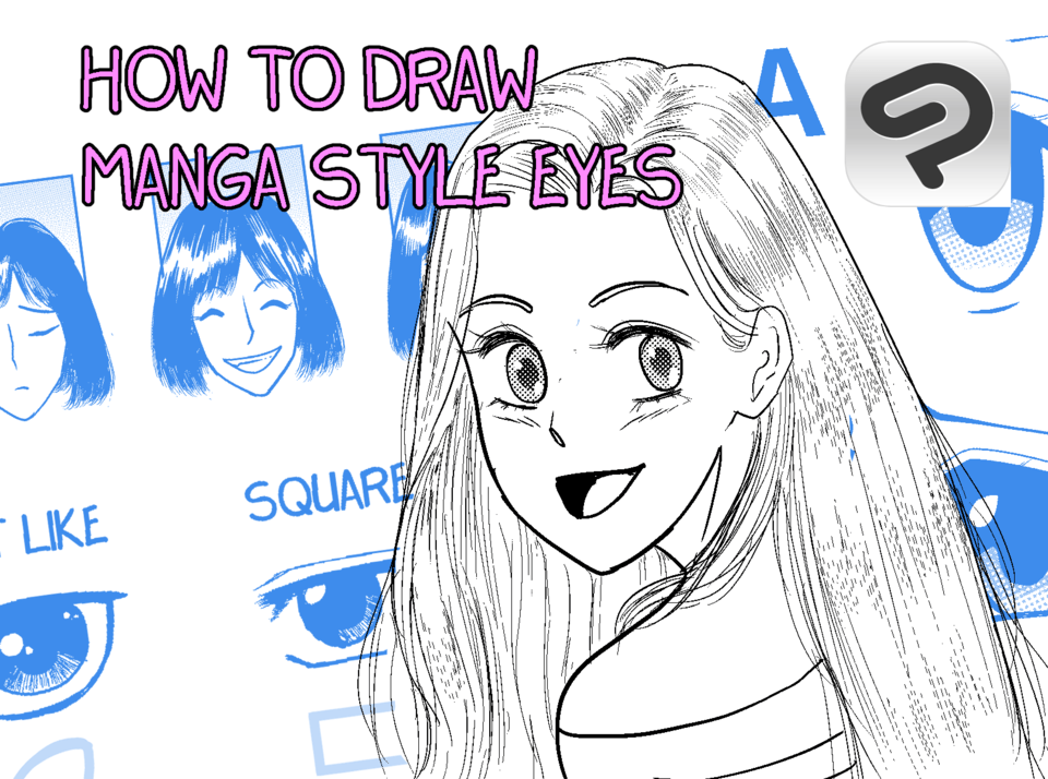 Comment dessiner des yeux de style manga en monochrome (version ...