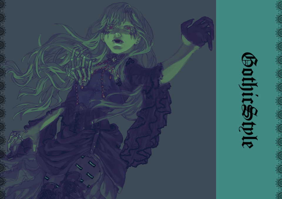 Gothic Style Character Illustration by 黃碇鈞 - Make better art | CLIP ...