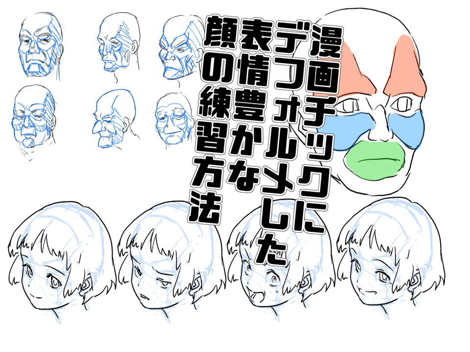 How to Practice Drawing Expressive, Cartoonishly Deformed Faces by ...