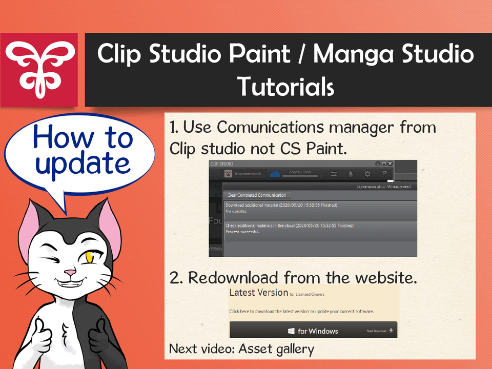 E08 Updating ClipStudioPaint program software || #HisameTuts “Tutorials ...