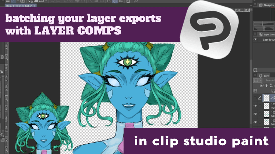 Use Layer Comps to Batch Export Layers! “ClipStudioTips2025 #3” by starryeyedsoul - Make better ...