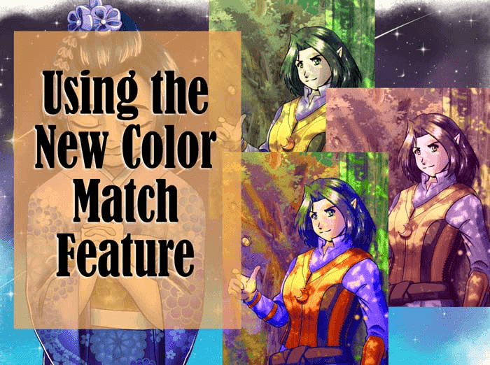 Using the New Color Match Feature by LizStaley - Make better art | CLIP ...