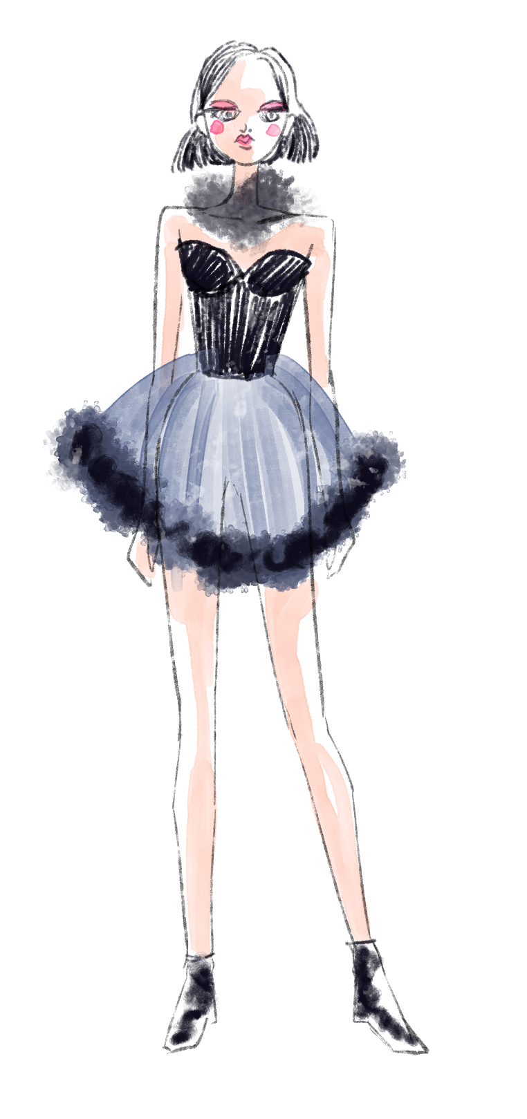 Bocetos De Diseño De Moda Fáciles