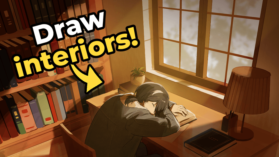 Draw Cozy Interiors Using Perspective Rulers by oyunorka - Make better ...