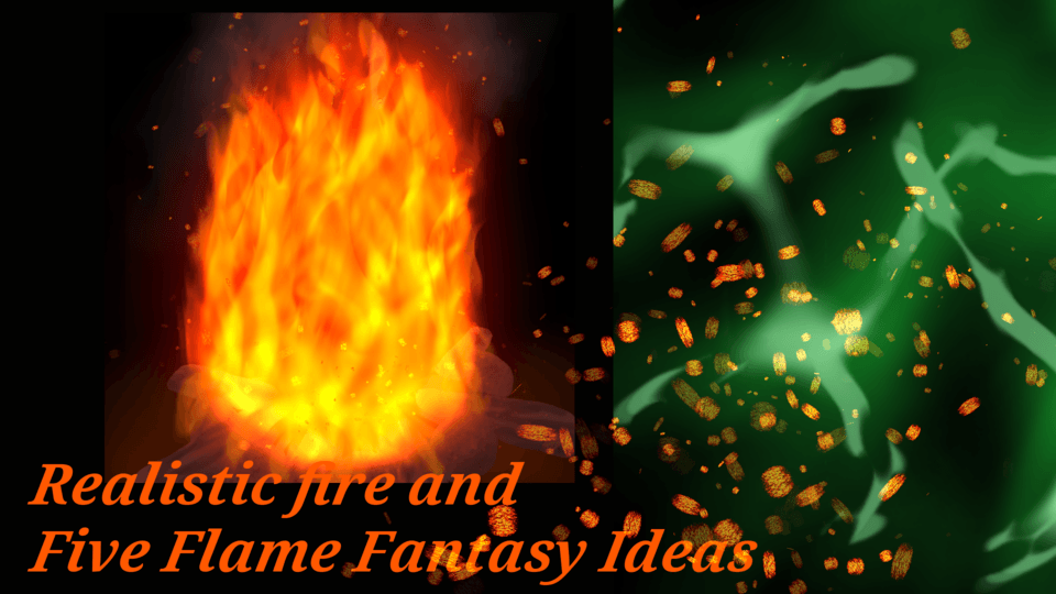 Realistic fire and Five flame fantasy ideas by T Mike - Make better art ...