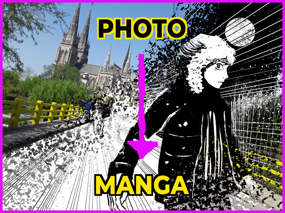 How to use your photos for a manga or comic scene (ink) by MrPandaCrea ...