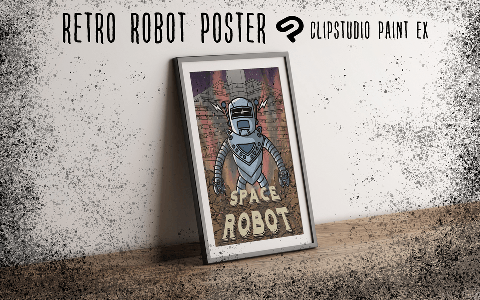 Poster Robot Luar Angkasa Gaya Retro oleh RockoMoran - Hasilkan karya ...