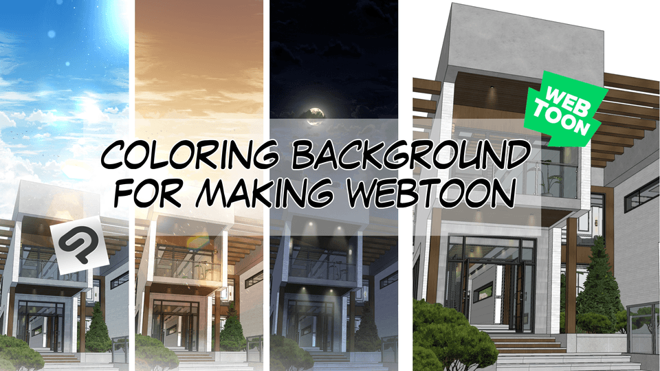 How to Make Various Ambience for Your Webtoon 3D Background “Webtoon #4 ...
