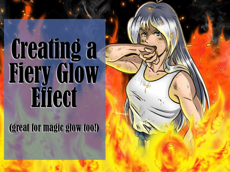 Creating a Fiery Glow by LizStaley - Make better art | CLIP STUDIO TIPS