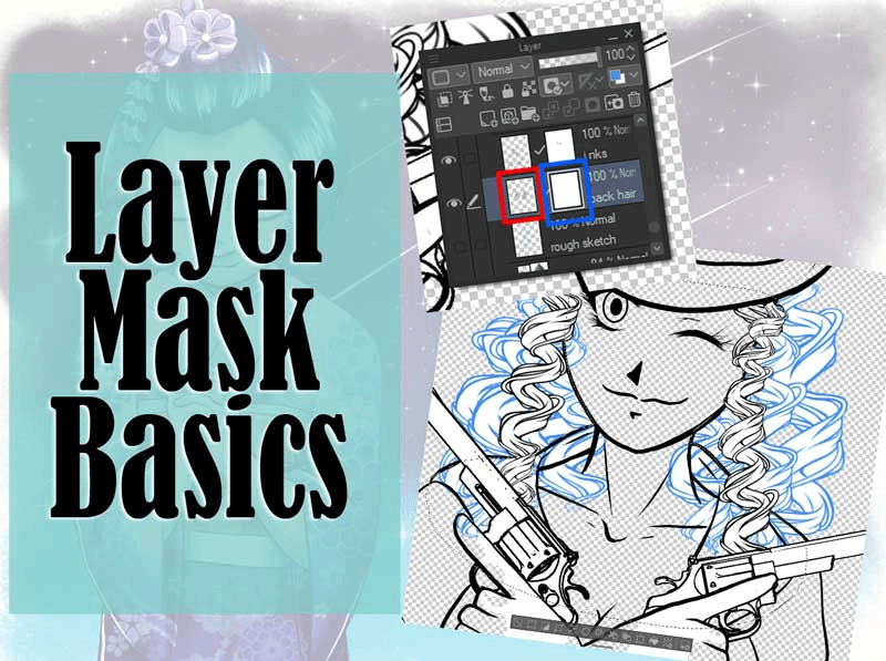 Layer Mask Basics by LizStaley - Make better art | CLIP STUDIO TIPS
