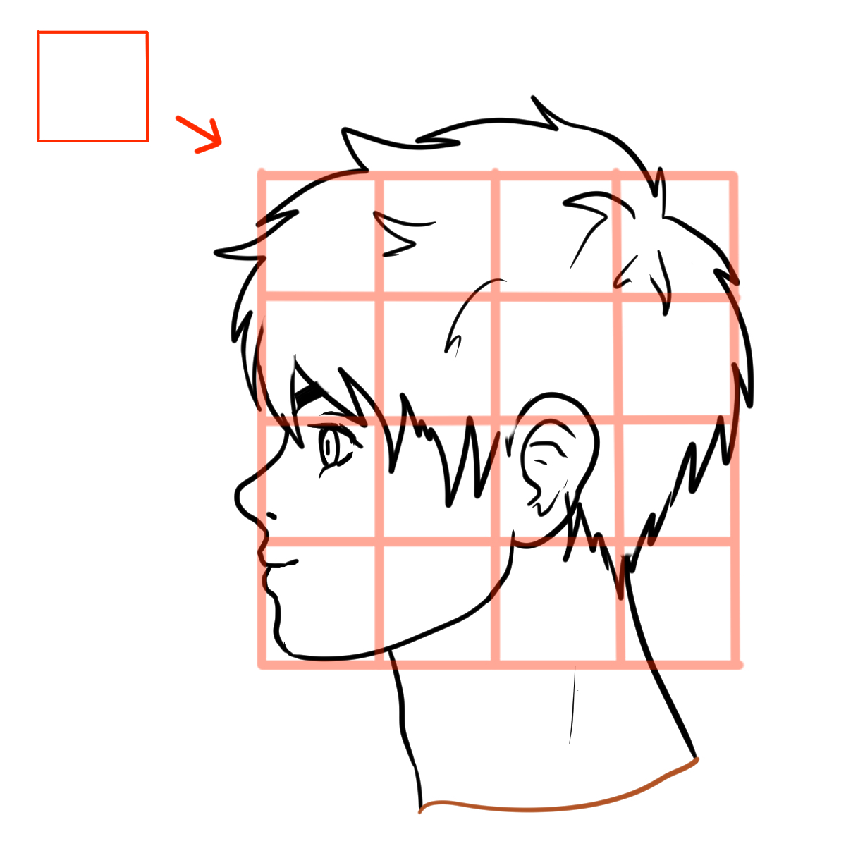 How To Draw Anime People Heads