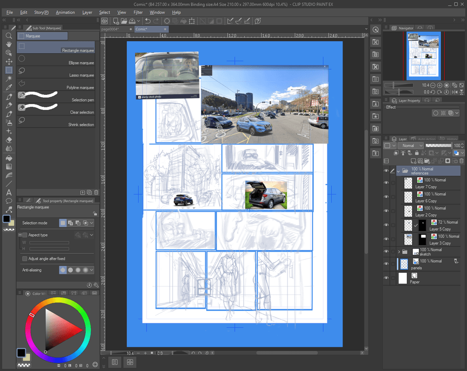 Layers for Comics: References and Rulers “Using Layers: Best practices ...