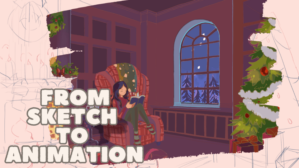 Animate snow, light, flame for wintery scene [Tab ver] by make.art ...