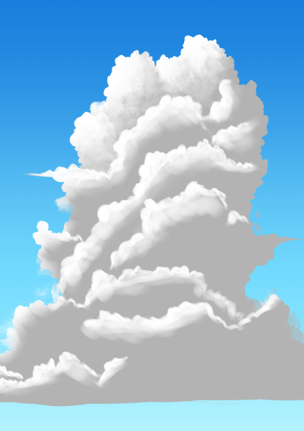 Nimbus Clouds Drawing
