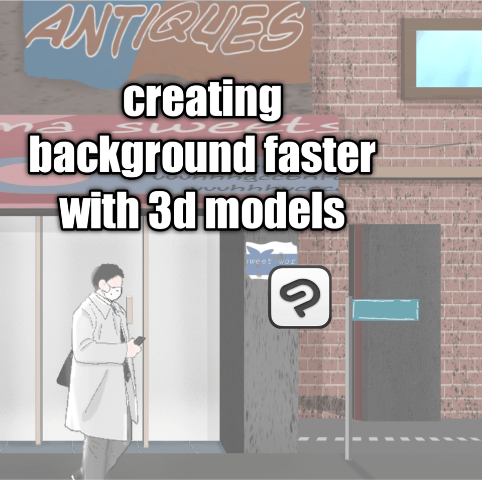 Creating background with 3d primitives by Pete111 - Make better art | CLIP STUDIO TIPS