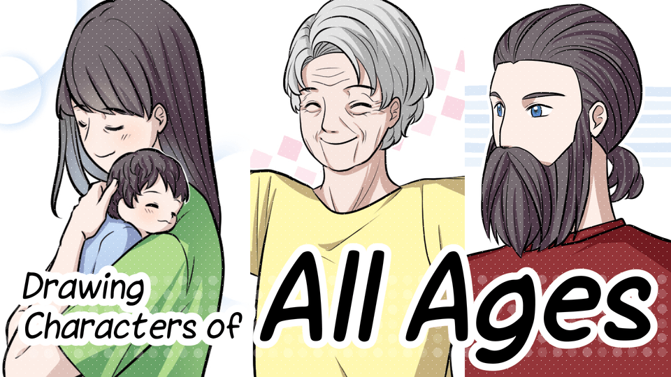 Drawing Characters of all Ages “Human Bodies #4” by Cheishiru - Make ...