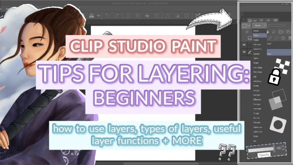 LAYERING FOR BEGINNERS by nicolesw_art - Make better art | CLIP STUDIO TIPS