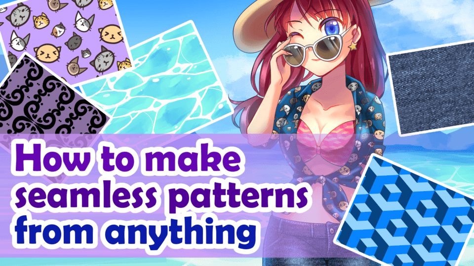 How to make seamless patterns from anything “enjoy working with patterns