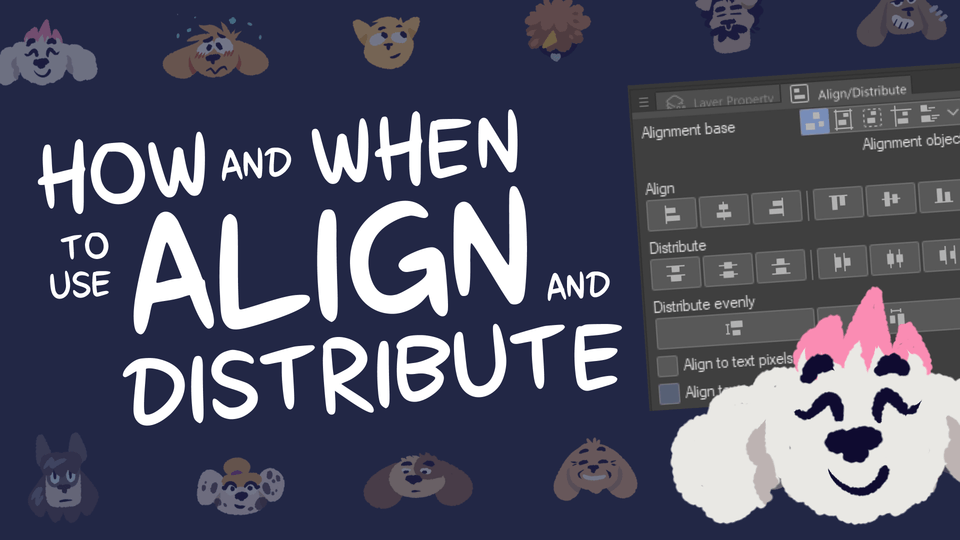 How and When to Use Align and Distribute “Making Comics the Weirdogs Way #11” by simonwl - Make ...