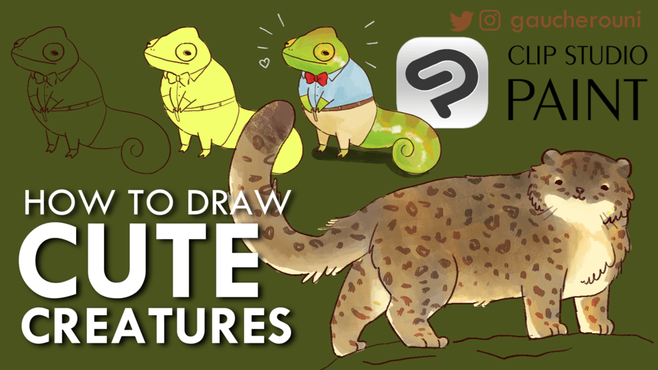 How to Draw Cute Creatures!!! by gaucherouni - Make better art | CLIP ...